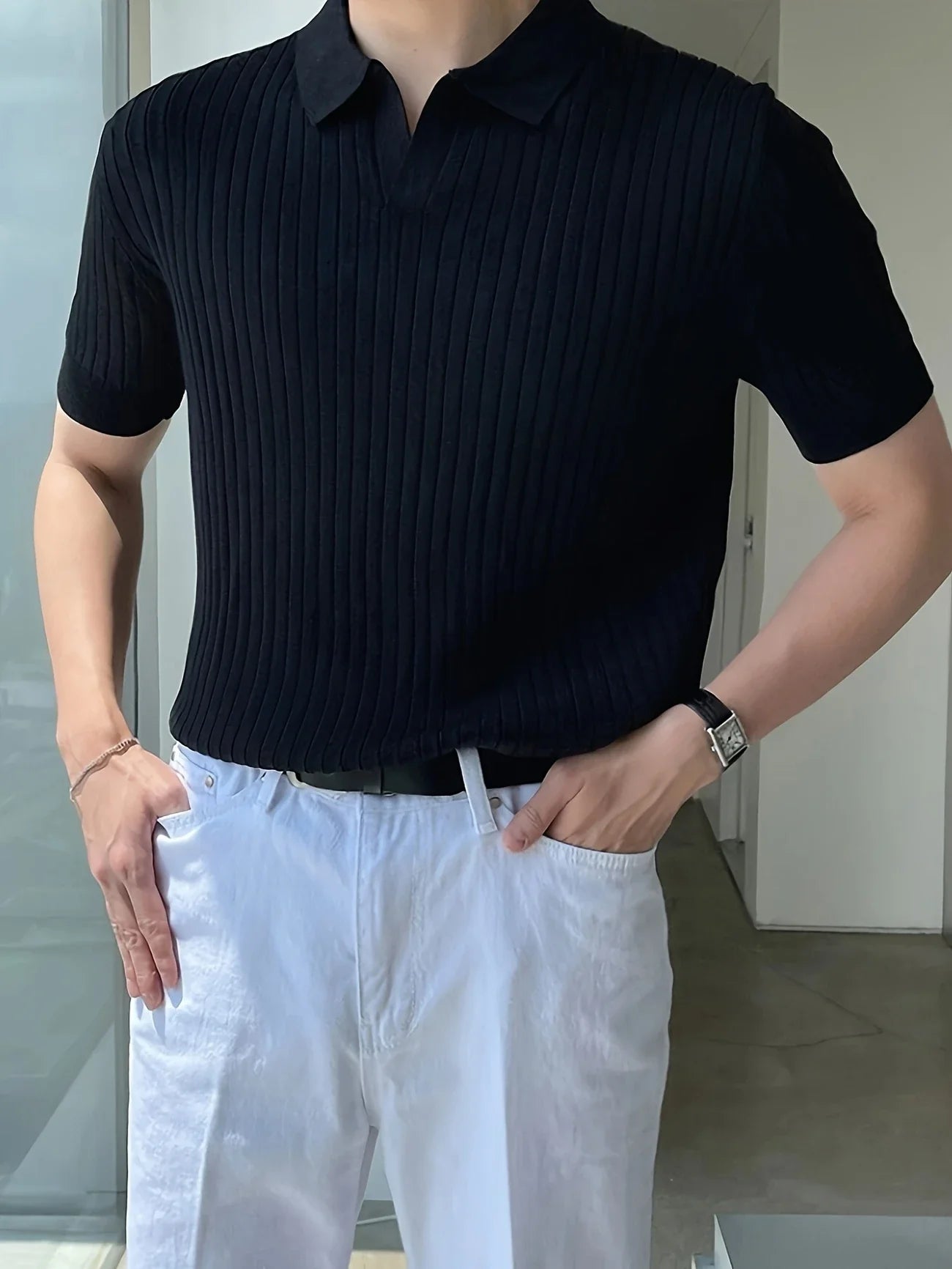 Avgustin - Tricou Polo Casual Cu Mâneci Scurte – Albescu-Sibiu